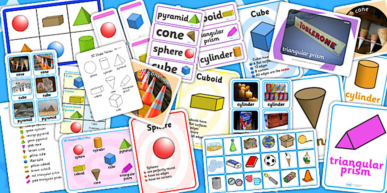 3D Shape Resource Pack (teacher made) - Twinkl