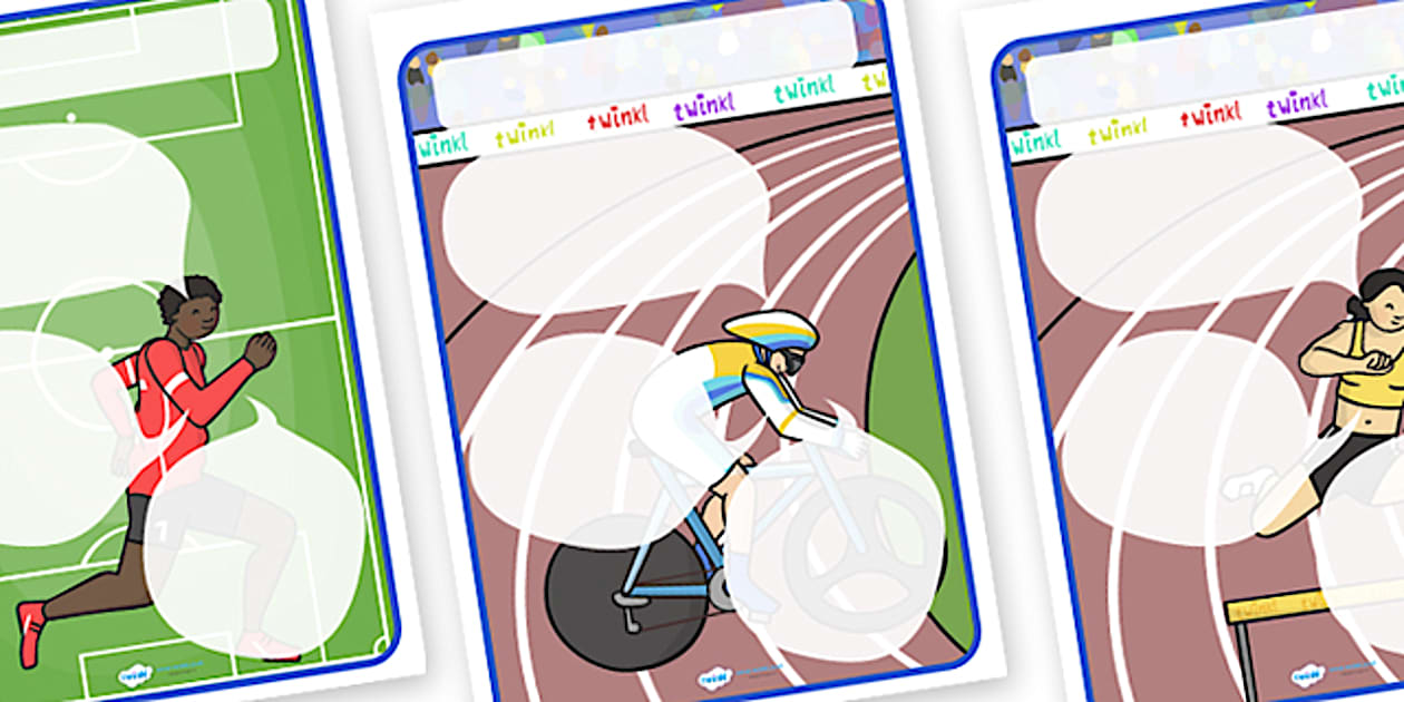 Editable Sport Themed Target Posters Speech Bubbles - Twinkl