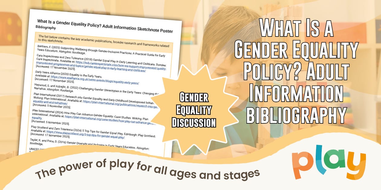 What Is a Gender Equality Policy? Sketchnote Bibliography