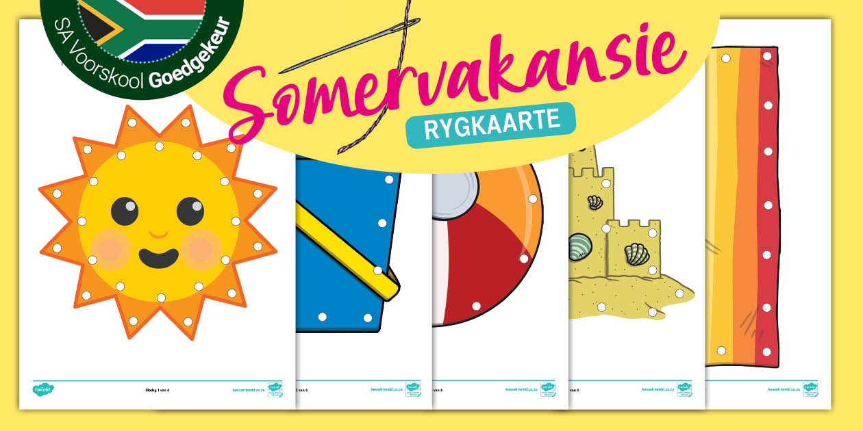 Voorskool - Somervakansie - Rygkaarte