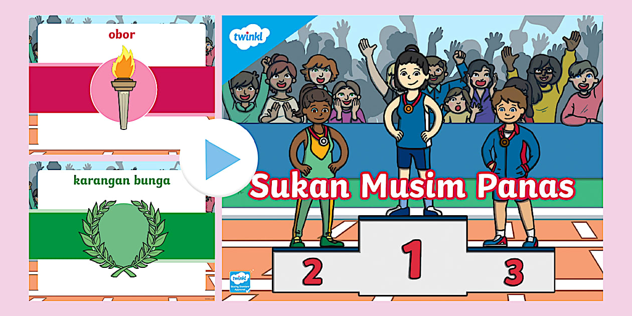 Kosa Kata Sukan Musim Panas - PowerPoint (teacher made)