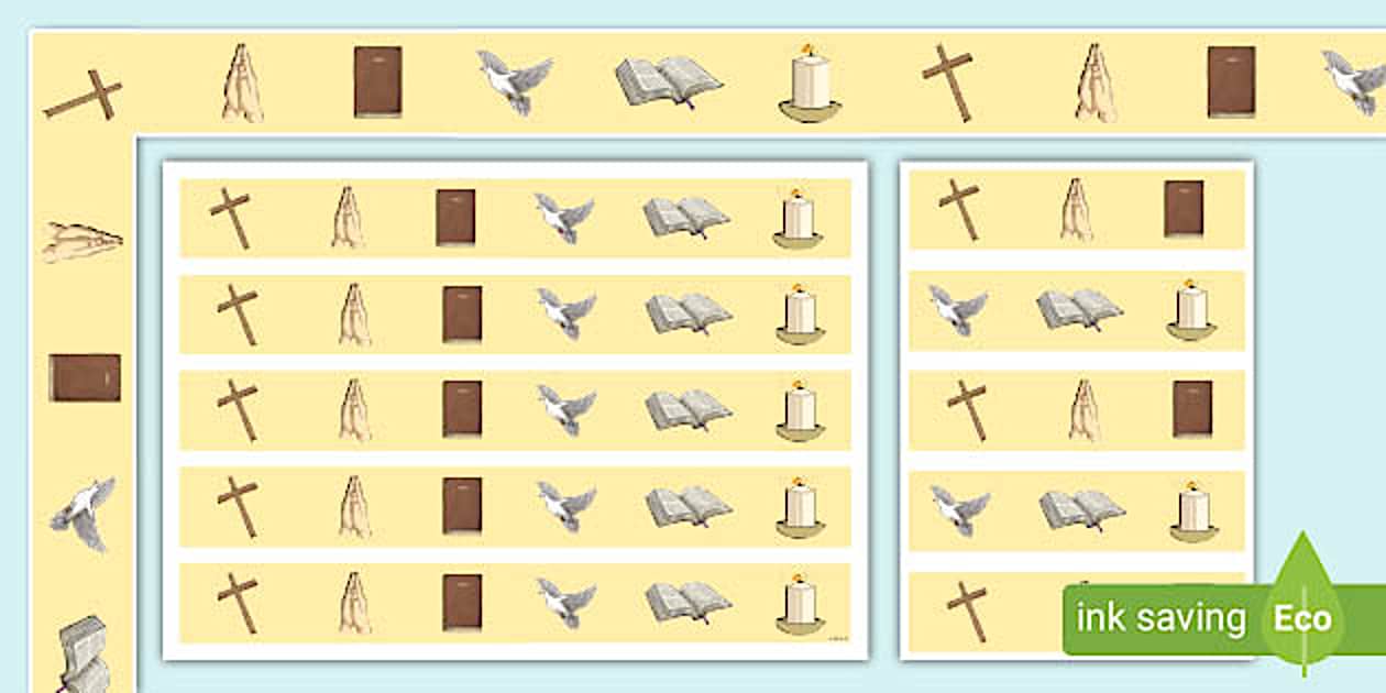 Christian Faith Prayer Tree Display Border (teacher made)