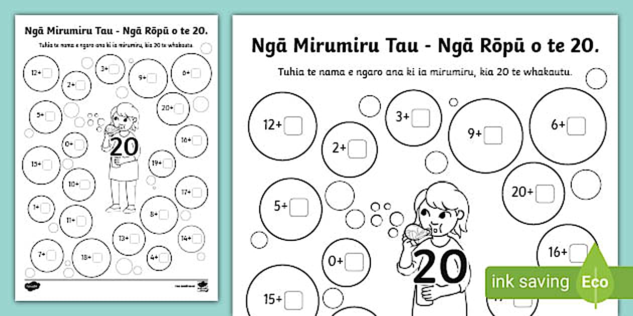 Ngā Mirumiru Tau - Ngā Rōpū o te 20. (Teacher-Made)
