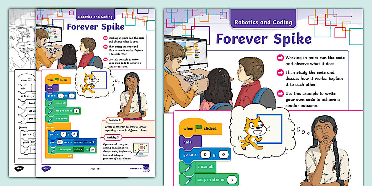 Robotics and Coding Forever Spike (teacher made) - Twinkl Robotics and Coding Forever Spike (teacher made) - Twinkl