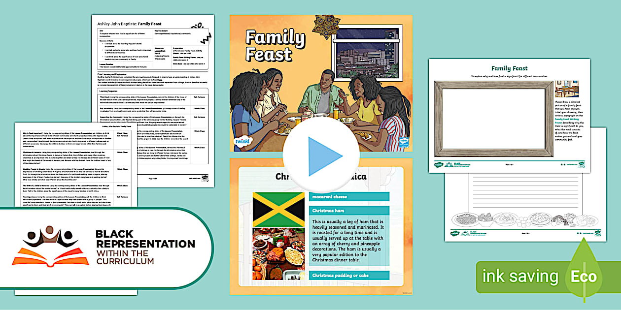 UKS2 - Ashley John-Baptiste - Family Family Feast - Lesson 5