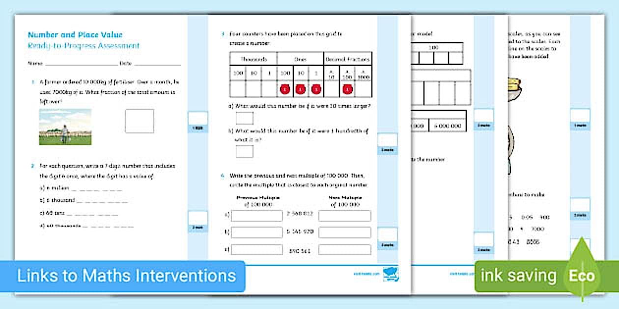👉 Assessment of Y6 Ready-to-Progress Criteria: Number and Place Value