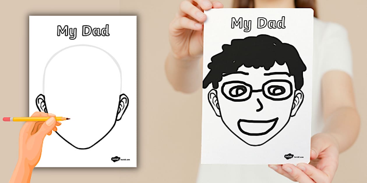 Father’s Day Sketch – Father’s Day – Twinkl Resources