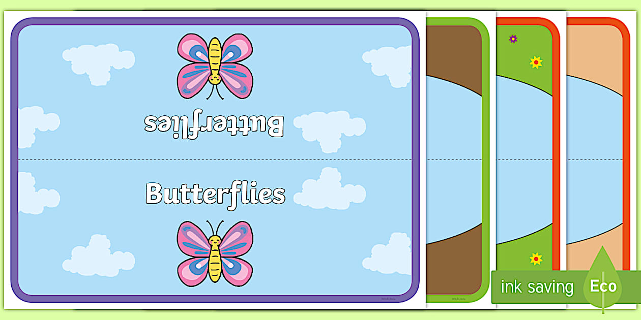 Editable Minibeasts Group Table Signs (teacher made)