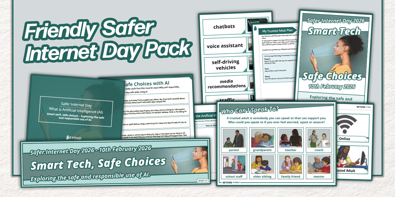 Beyond Cymru: ALN Friendly Safer Internet Day Pack