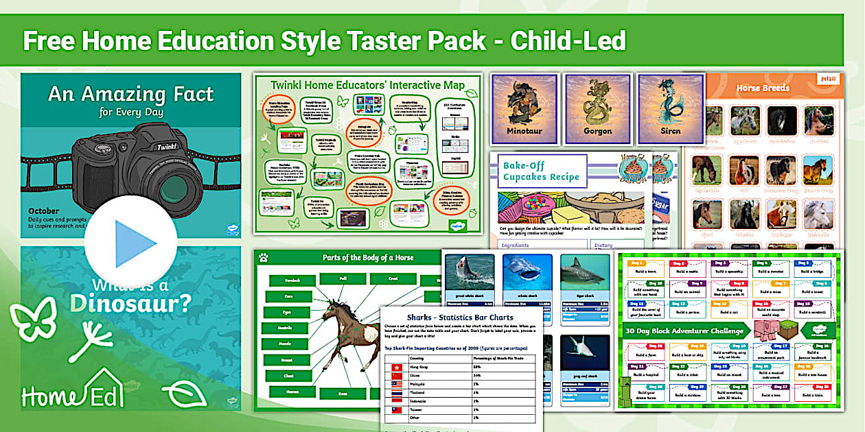 Home Education Style Taster Pack - Child Led - Twinkl