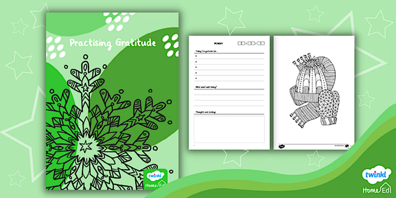 Home Ed Gratitude Journal - Home Education (teacher made)