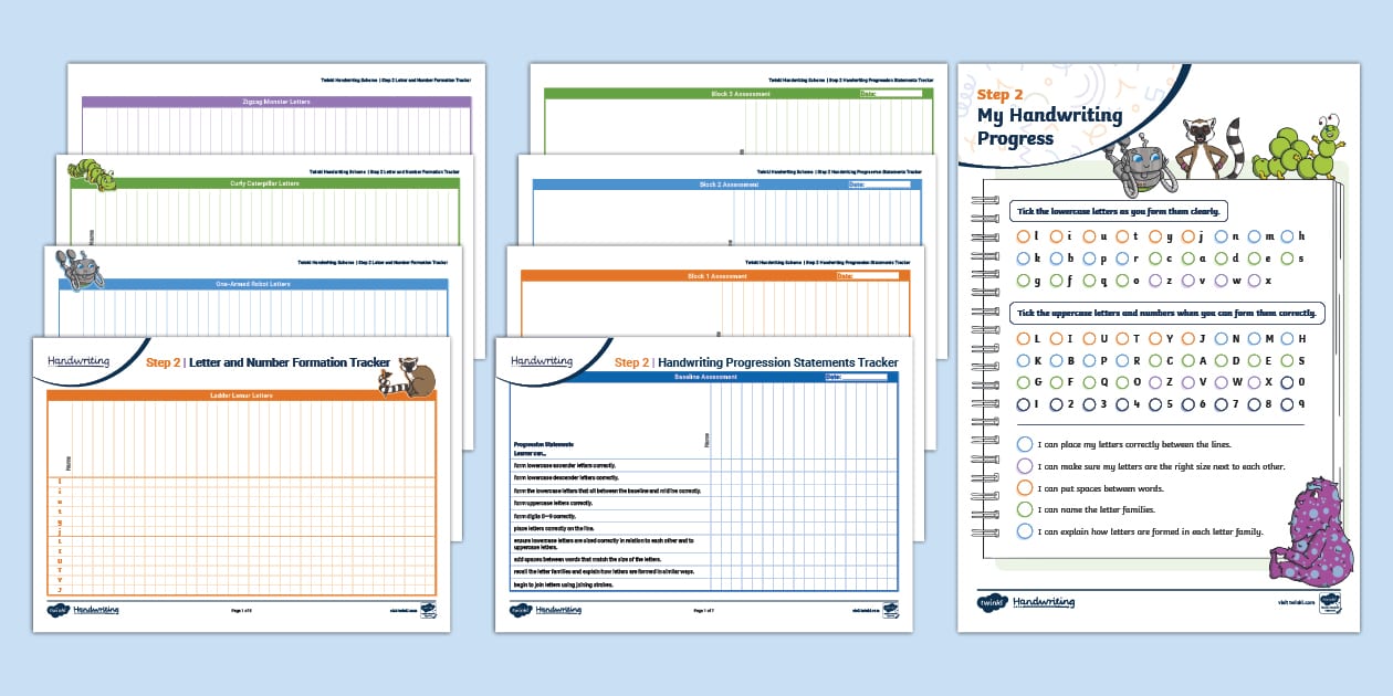 Step 2 Handwriting Assessment Pack