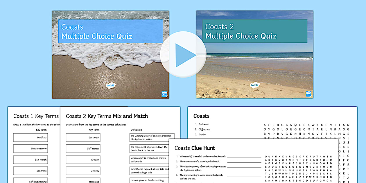 Coasts in the UK Activity Pack (teacher made) - Twinkl