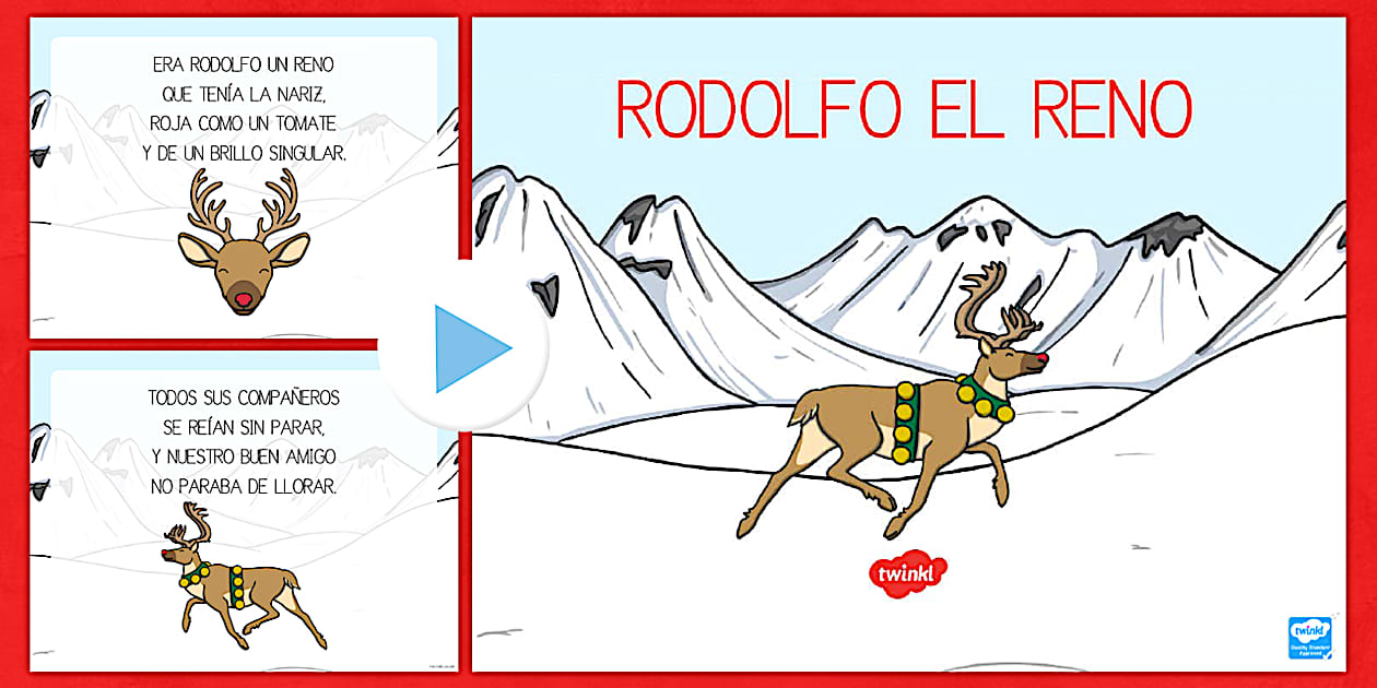 Presentación: Rodolfo el reno | Navidad | Twinkl - Twinkl