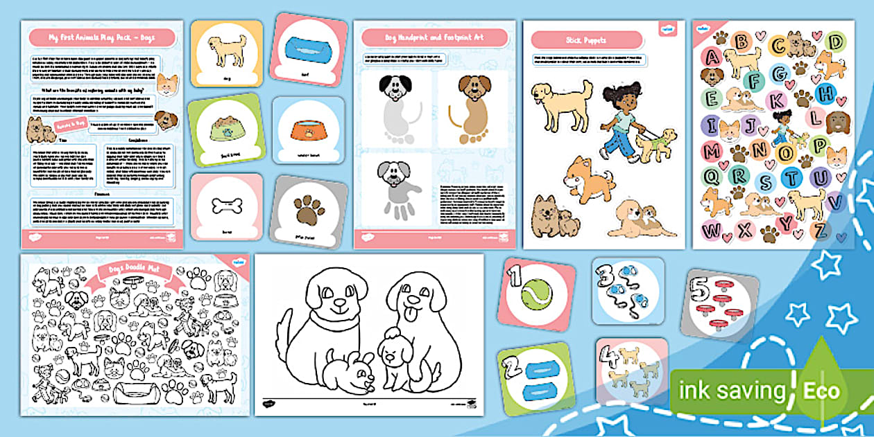 My First Animals Play Pack – Dogs (teacher made) - Twinkl