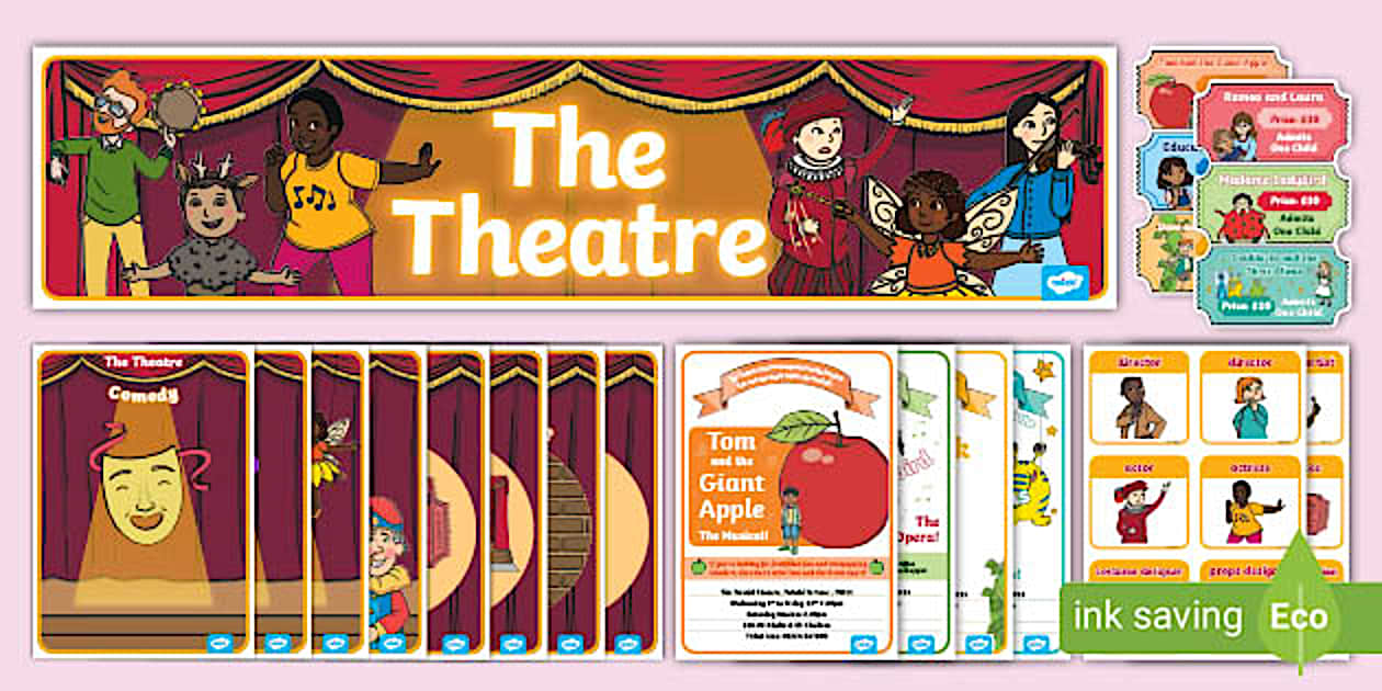 Editable The Theatre Role-Play Pack (teacher made) - Twinkl