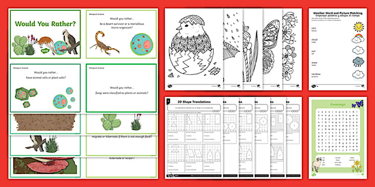Home Learning Pack Year 6 Week 3