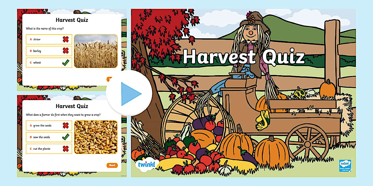 Harvest Quiz PowerPoint (teacher made) - Twinkl