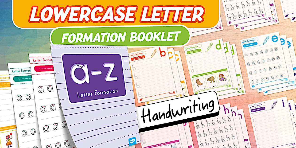 Lowercase Letter Formation Practice Booklet (teacher made)