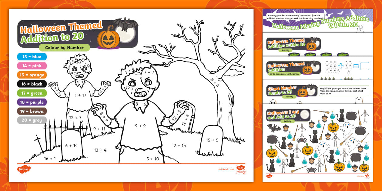 👉 Halloween Addition to 20 Pack