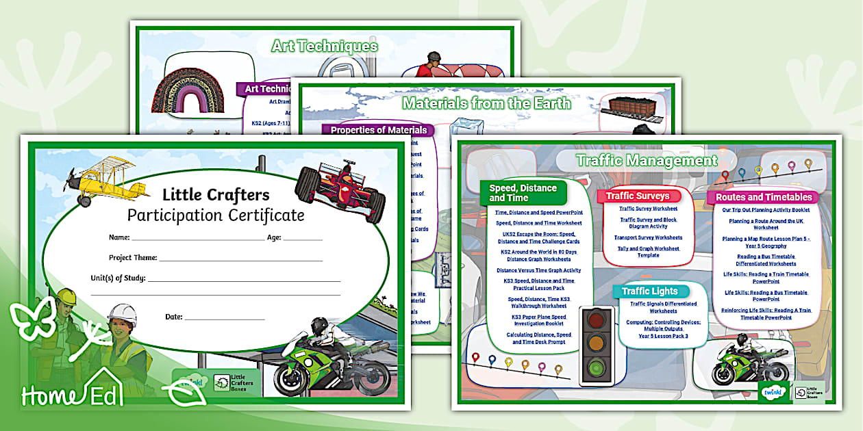 AQA/LCB Vehicles and Transport Planning Pack March 2024