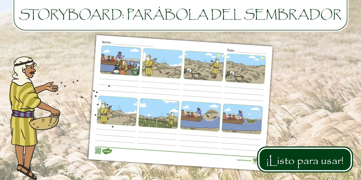 Storyboard: Parábola del sembrador