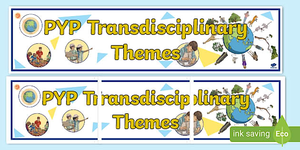 PYP Transdisciplinary Themes - Display Banner - Twinkl