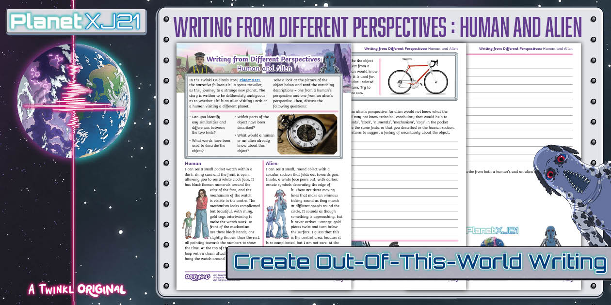 Alien Writing: Perspectives Activity Sheet