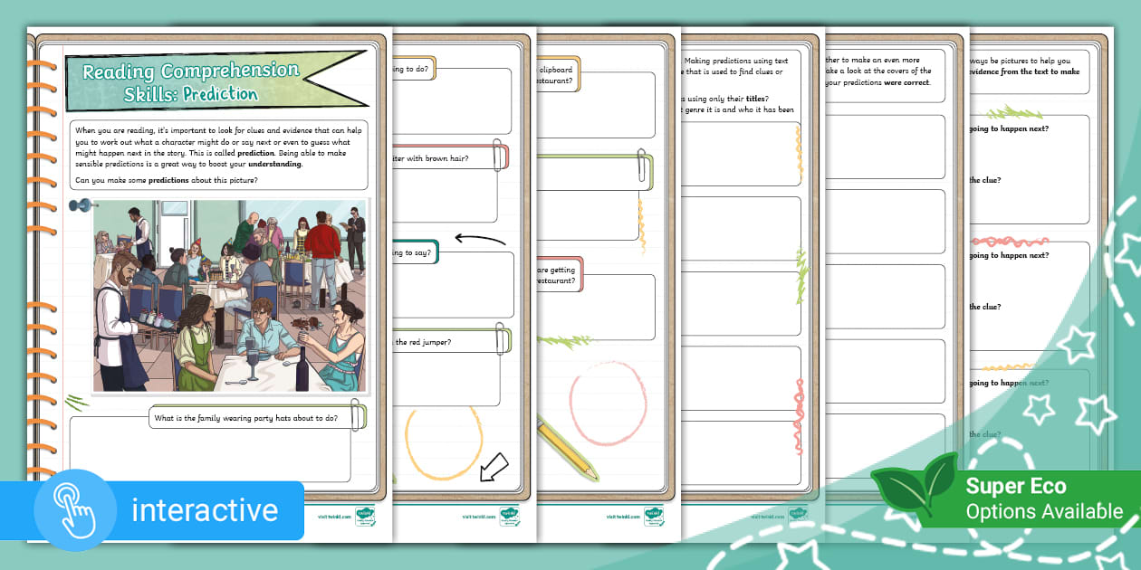 Reading Comprehension Skills: Prediction (Ages 7 - 11)