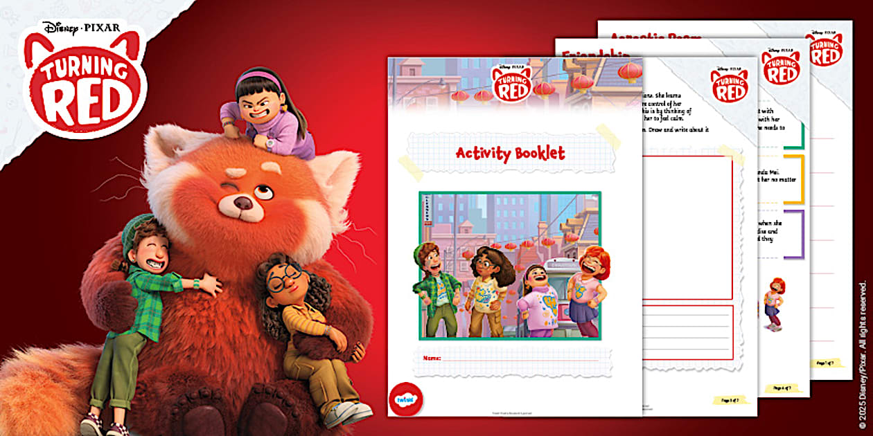 Turning Red: Activity Booklet [Ages 9-11]