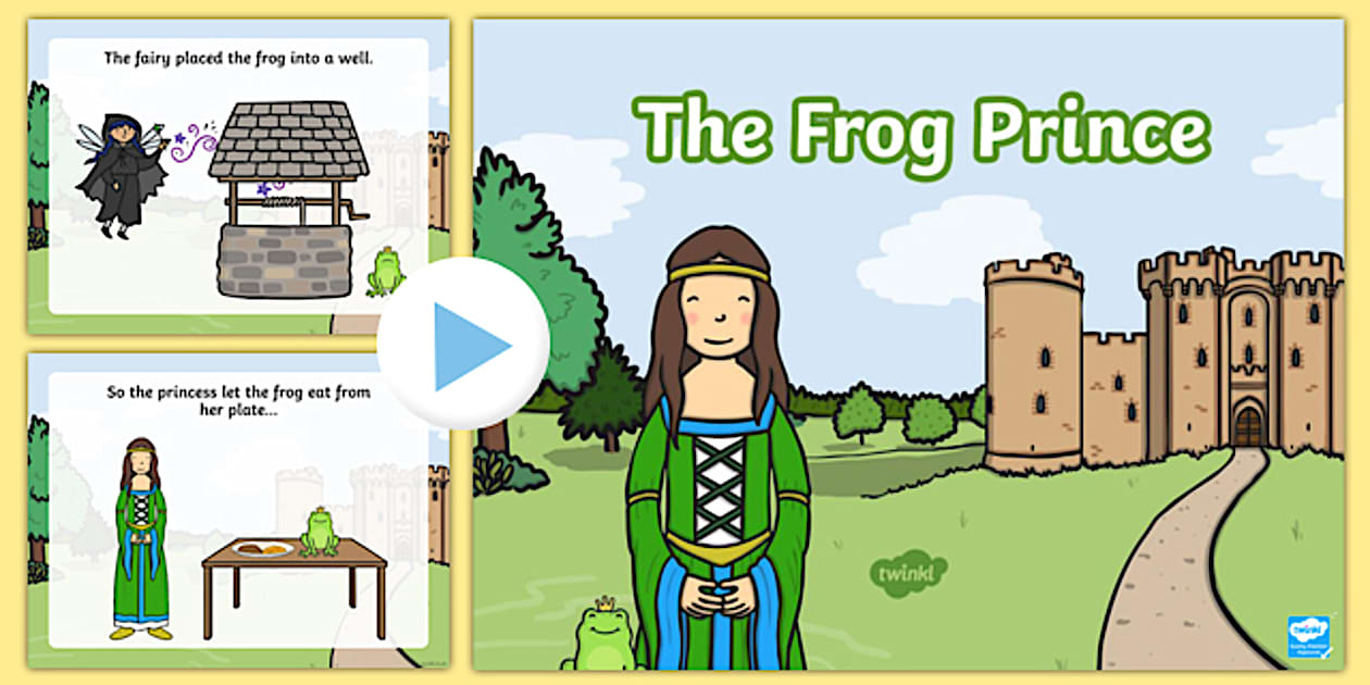 The Frog Prince Story PowerPoint (teacher made) - Twinkl