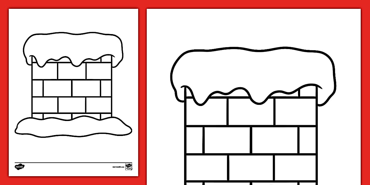 Blank Chimney Template (teacher made) - Twinkl