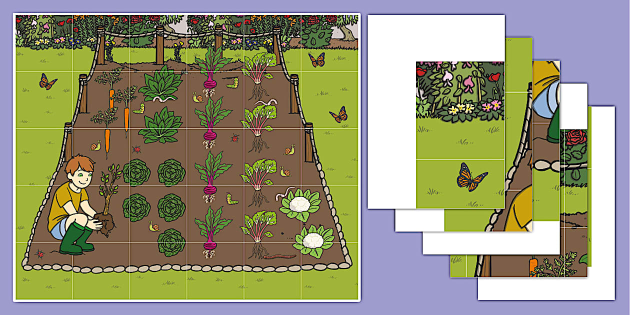 The Enormous Turnip Vegetable Patch Compatible with Bee-Bot