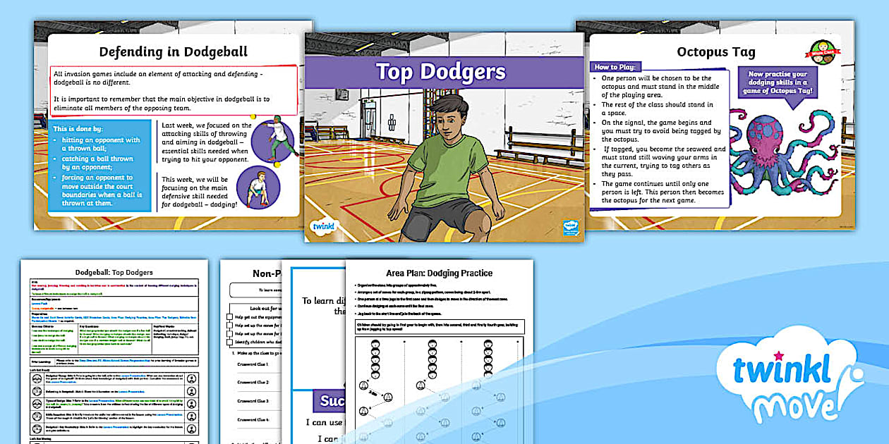 Dodgeball Primary School Lessons - Basic Dodgeball Skills