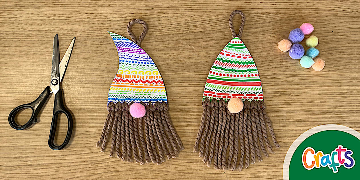 Gonk Beard Craft - Twinkl Crafts (teacher made) - Twinkl