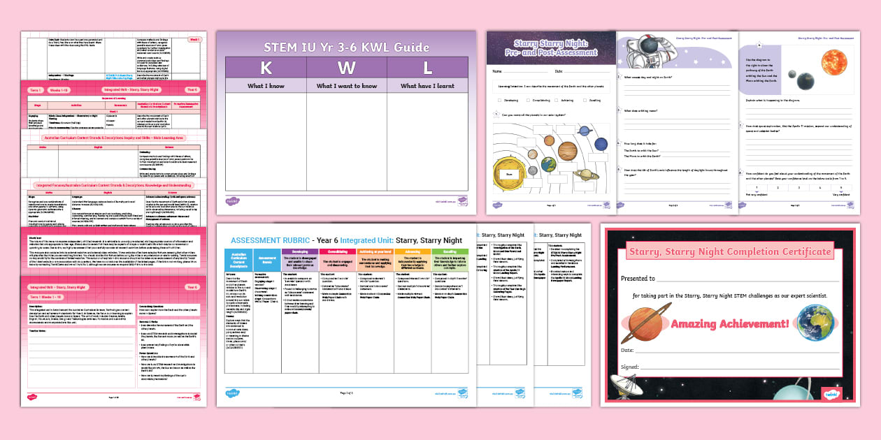 STEM IU Yr 6 Starry Starry Night Wk 9-10 - Twinkl