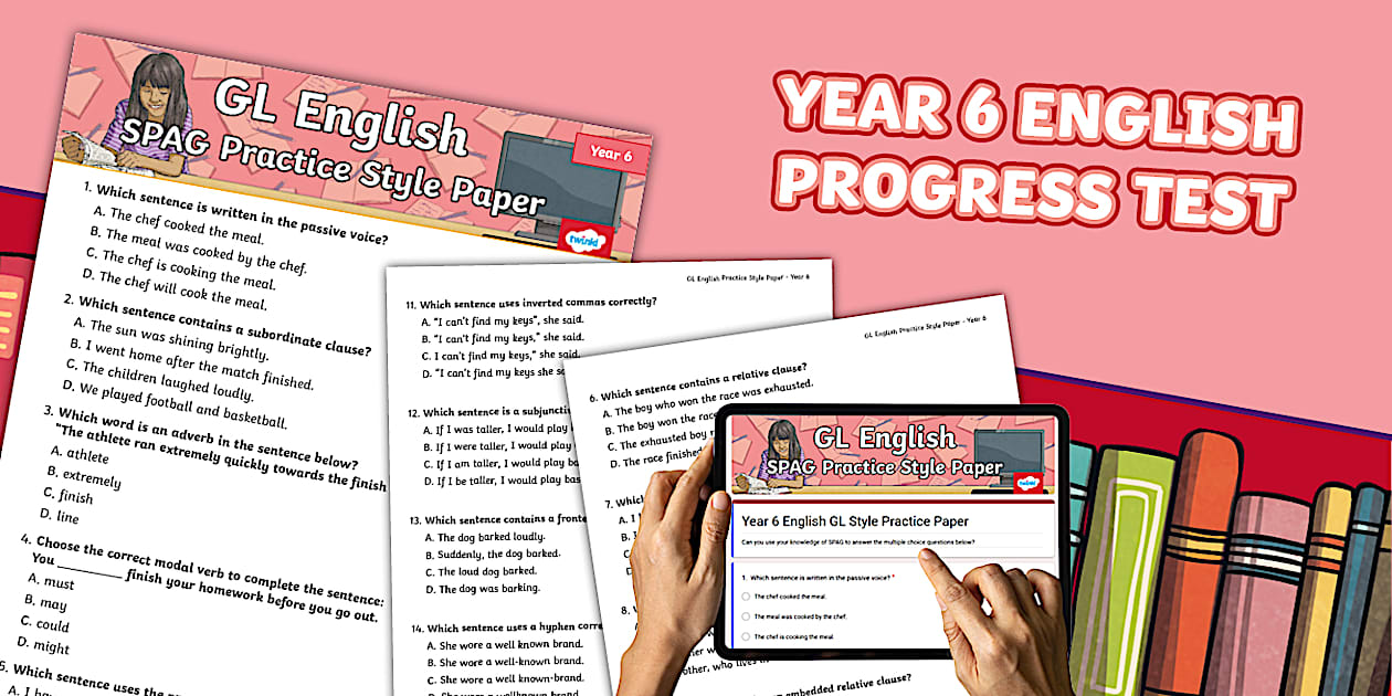 Year 6 English GL Style Practice Paper