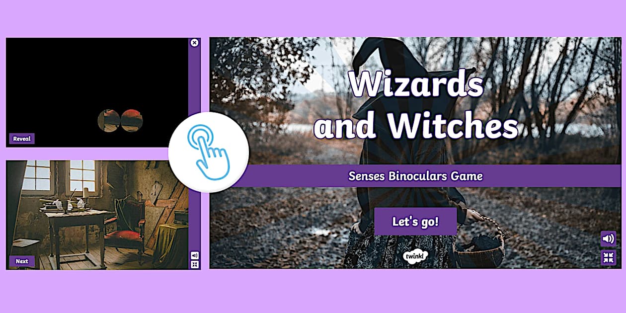 Wizards and Witches Senses Interactive Binoculars Game