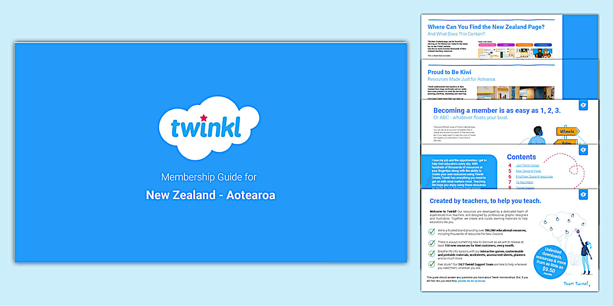 New Zealand Membership Guide (Hecho por educadores) - Twinkl