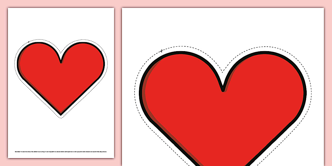 Heart Emoticon Cut-Out