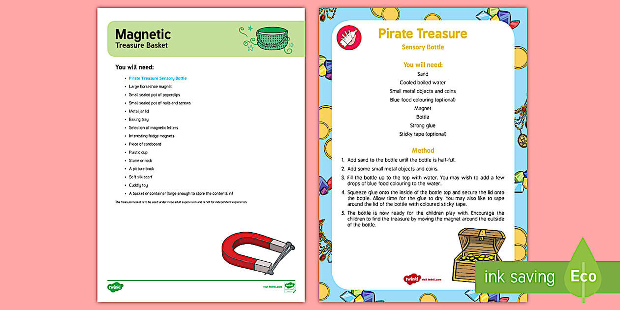 Magnetic Treasure Basket Ideas (teacher made) - Twinkl