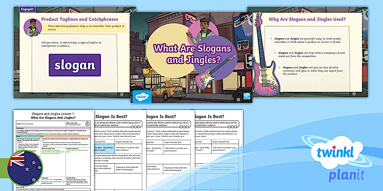 Persuasive Writing: What Are Slogans & Jingles Lesson