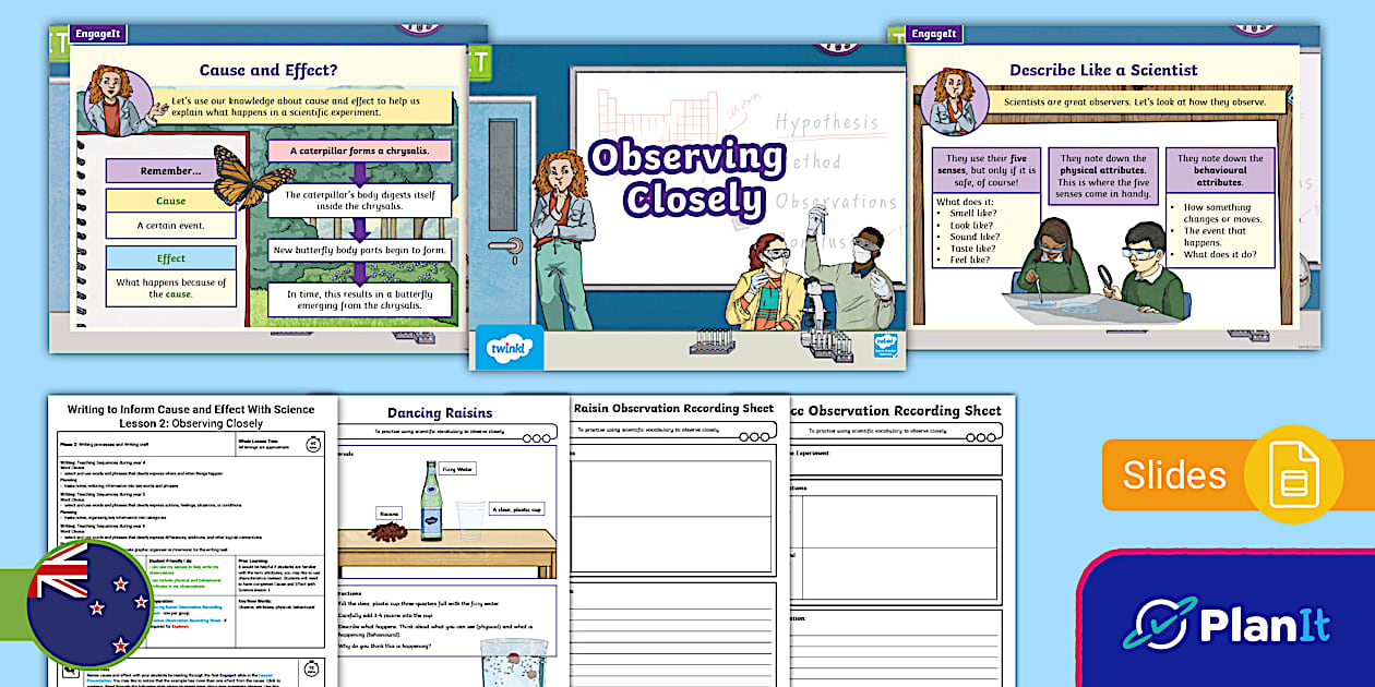 Phase 2 Writing Cause and Effect:Lesson 2:Observing Closely