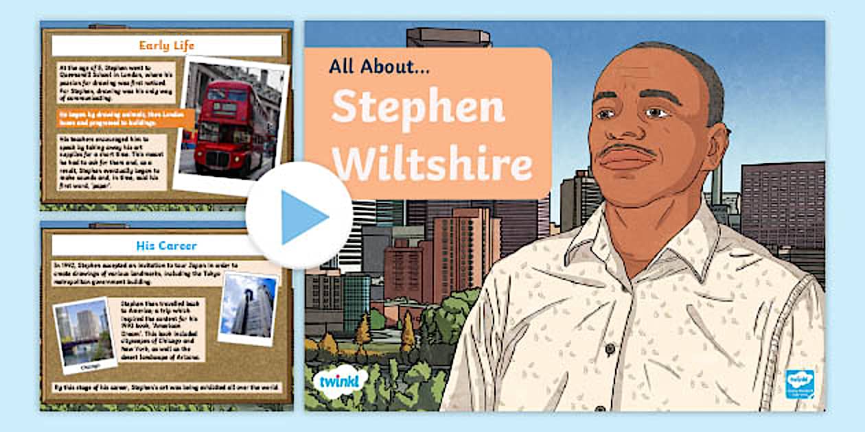 All About Stephen Wiltshire PowerPoint (teacher made)