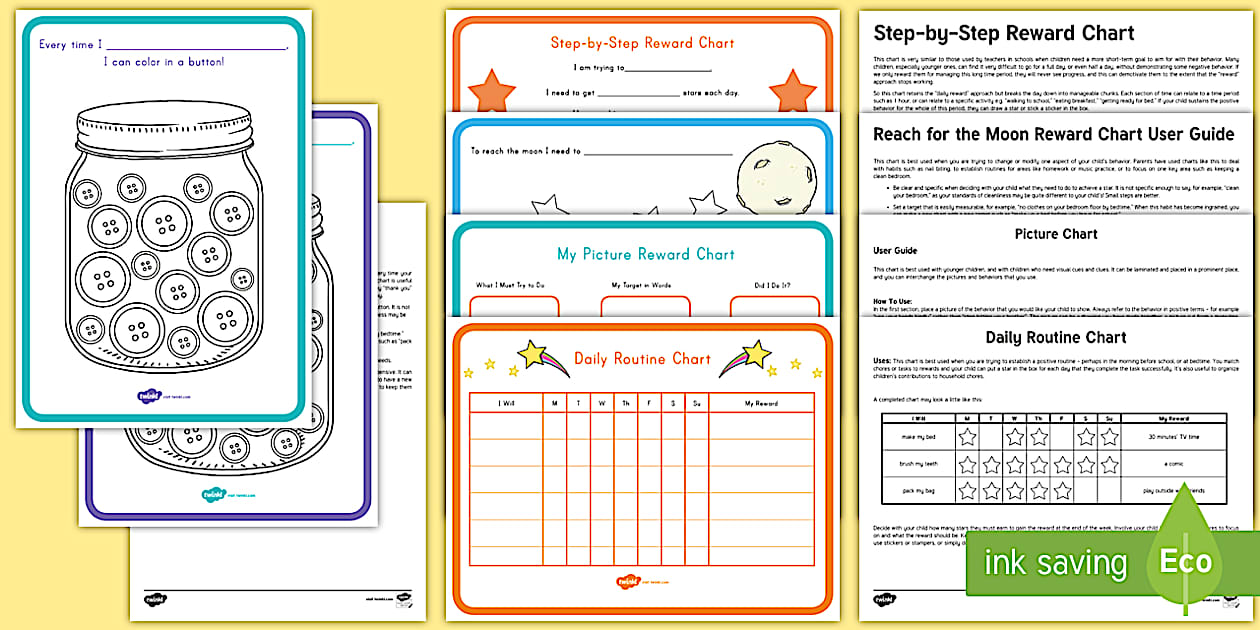 Editable Behavior Charts Resource Pack (teacher made)