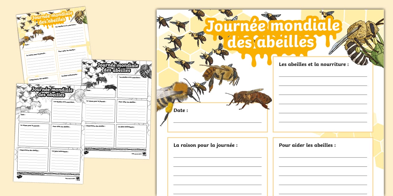 Fiche d'informations : Journée mondiale des abeilles