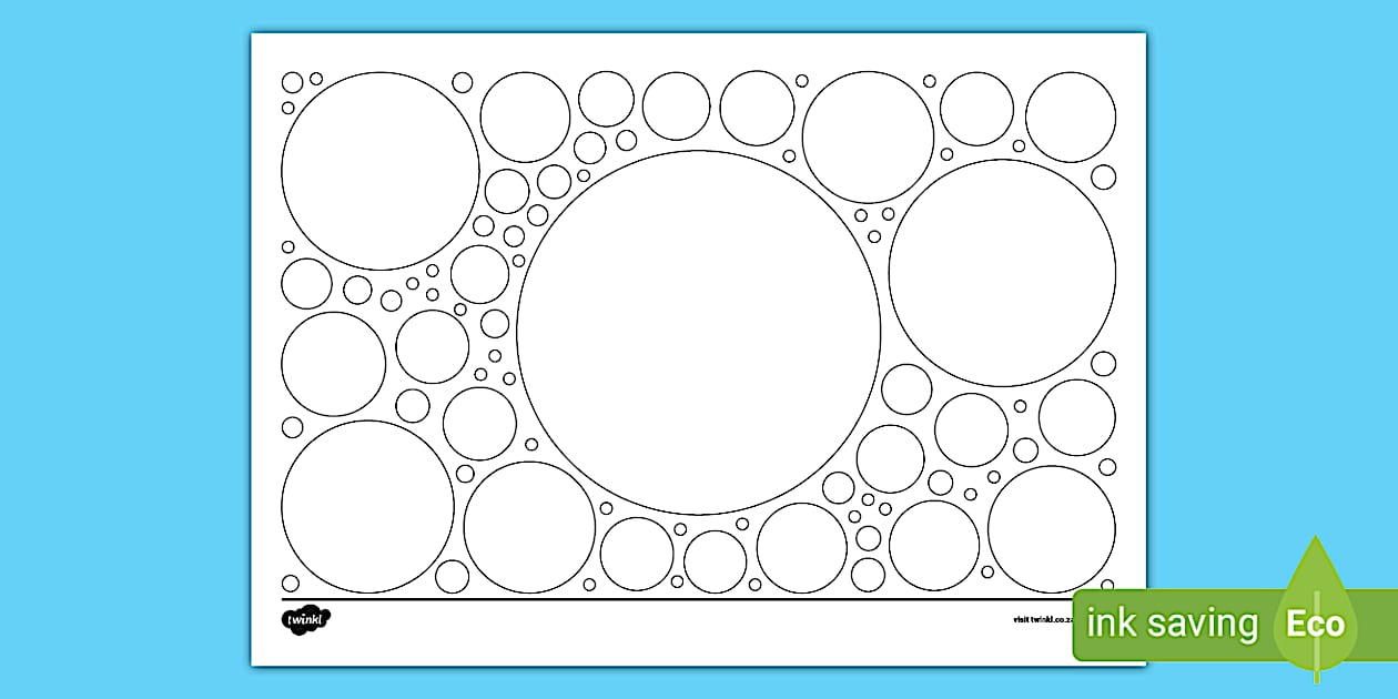 Foundation Phase Worksheet: Colour the Circles (CAPS Aligned)