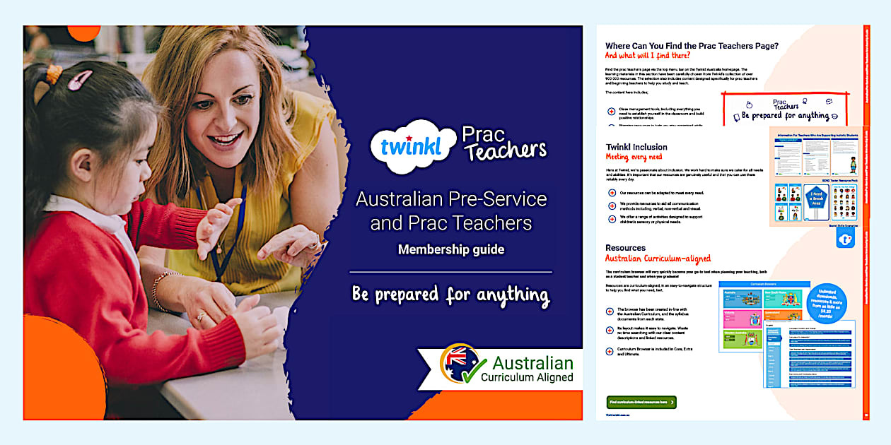 Australia Prac Teachers Membership Guide (teacher made)