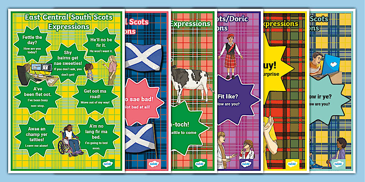 Scots Expressions Display Posters