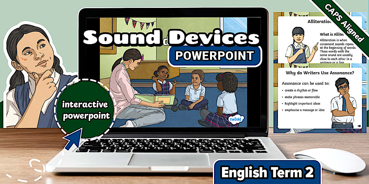 IP English Term 2 Sound Devices PowerPoint (CAPS Aligned)